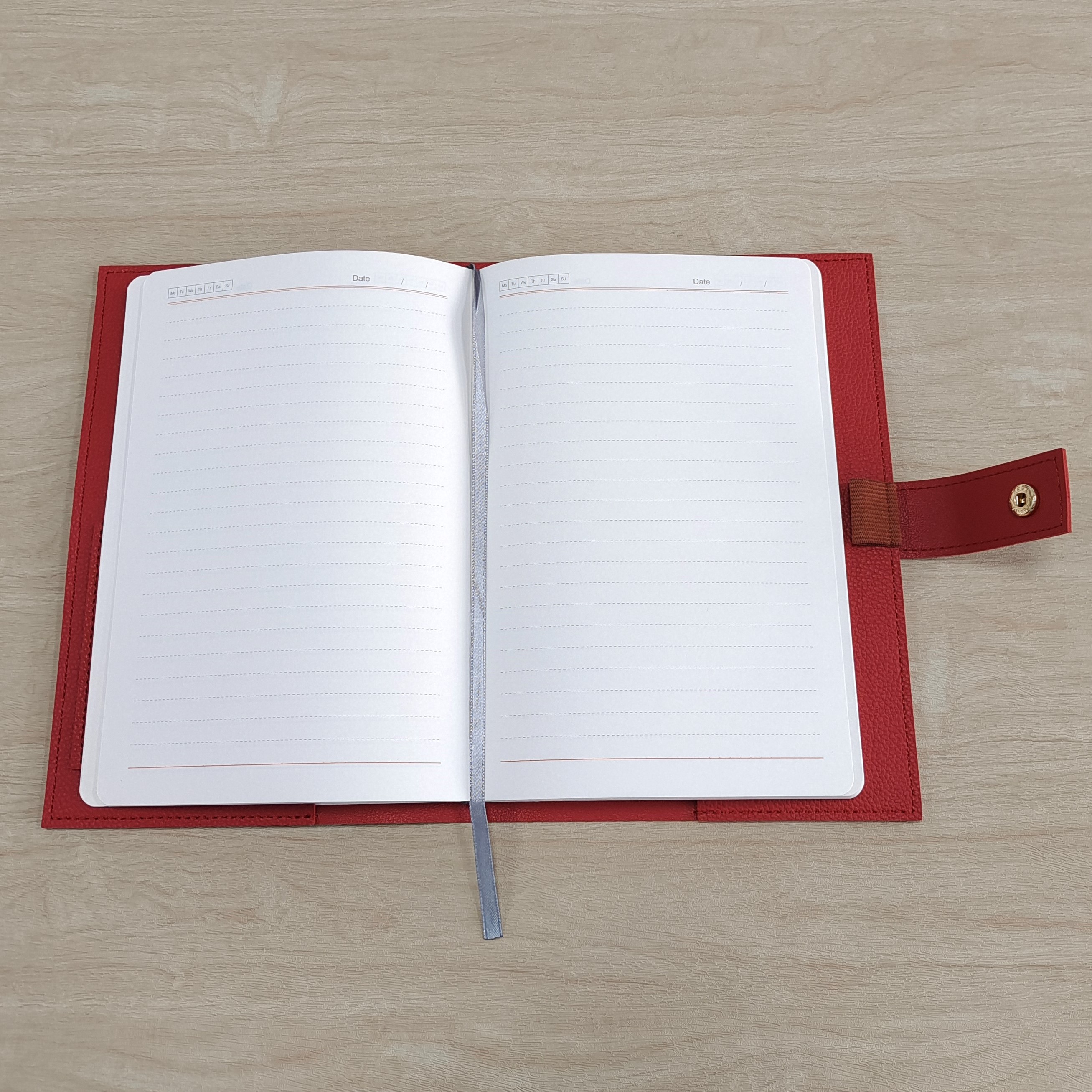 A5 PU leather notebook,notepad,journal, with soft PU cover,ruled pages ...